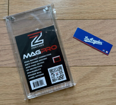 ZION CASES MAGPRO 55 PT MAGNETIC ONE-TOUCH CARD HOLDER + DODGERS MLB ...