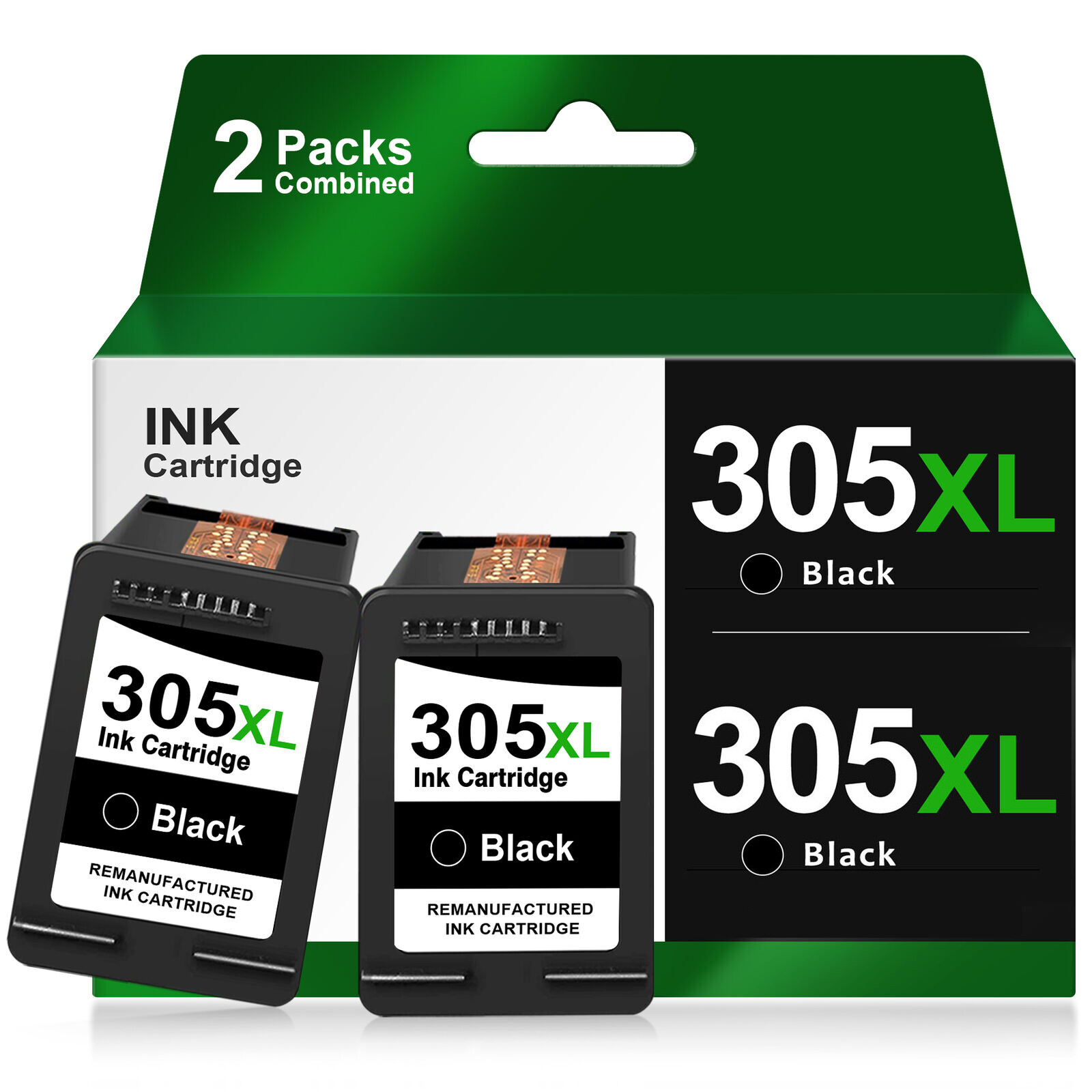 305 XL Ink Cartridges for HP Deskjet 2722e 2755e Envy 6055e 6075e 6058e ...