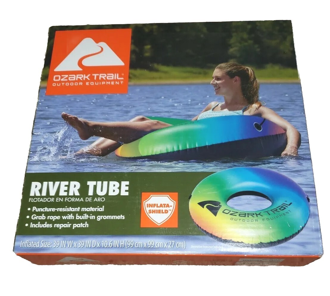 Ozark Trail Rainbow Inflatable River Tube 39" for Pool,Rafting, Lake ...
