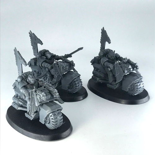 Ravenwing Bike Squadron Dark Angels Space Marines - Warhammer 40K C263 ...