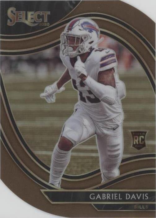 2020 Panini Select - Field Level Gabriel Davis #382 Copper Prizm Die ...