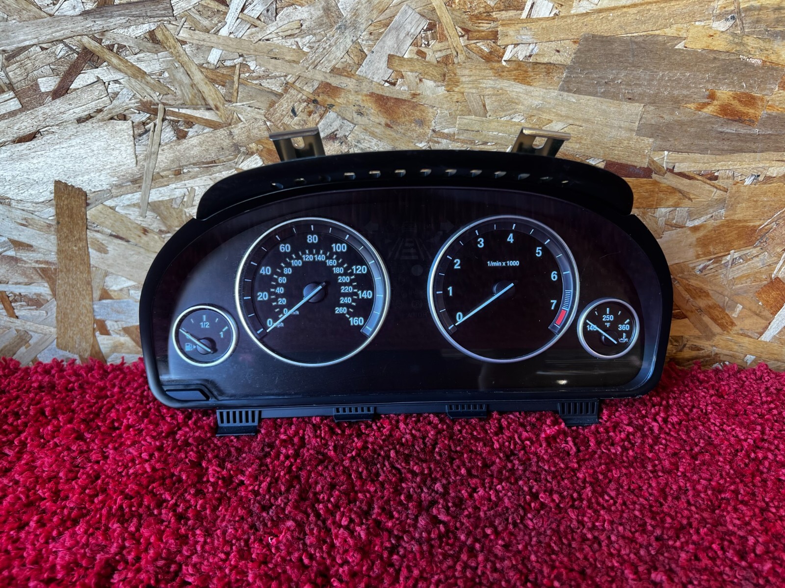 BMW F25 F10 F11 ODOMETER SPEEDOMETER INSTRUMENT CLUSTER GAUGE ODO OEM ...