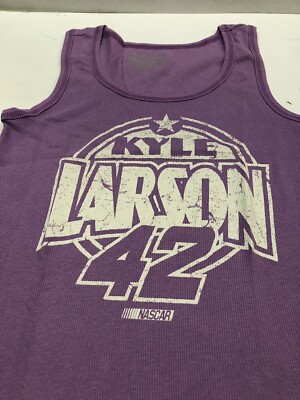Kyle Larson Nascar # 42 Ladies Lavender Tank Top Size Small Chase ...
