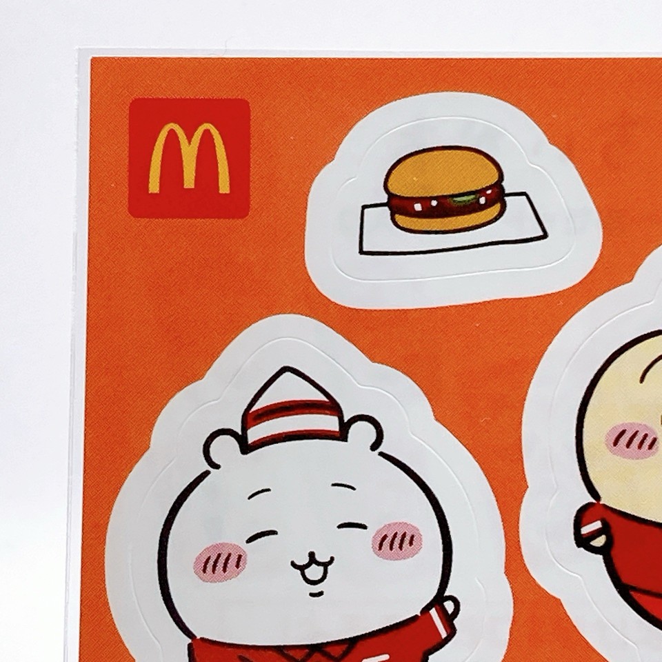 Hachiware Usagi Chiikawa Sticker Seal Crew Uniform Nagano Japan 2024 ...