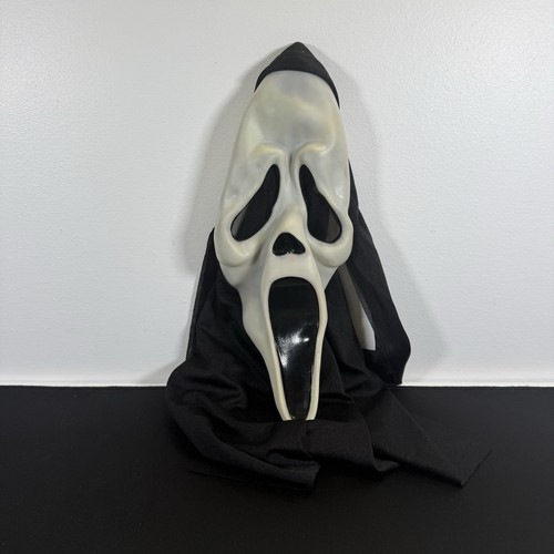 Ghostface Scream Poly Shroud Mask Gen 2 Fun World Div Teardrop Eyes | eBay
