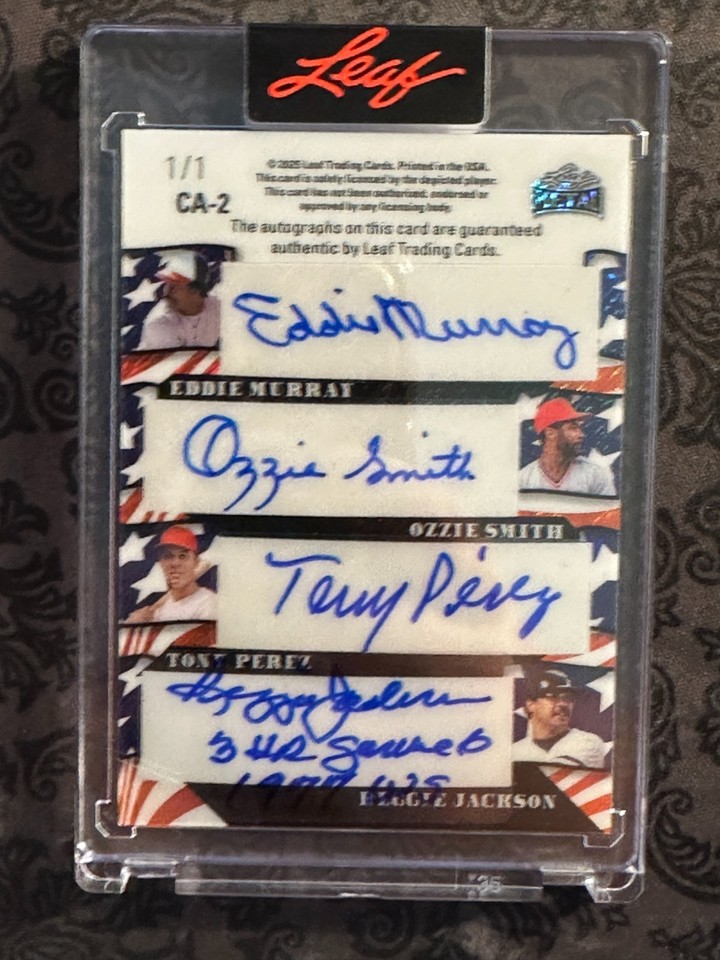 2025 LEAF INDEPENDENCE DAY CELEBR8 AUTO ROSE BRETT BENCH SCHMIDT SMITH ...