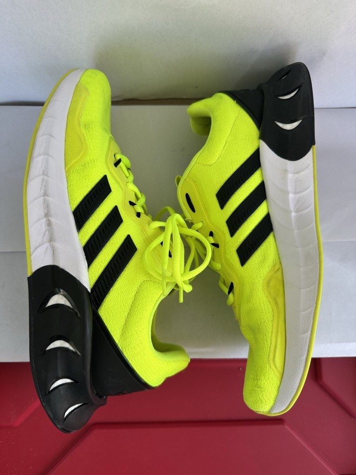 Adidas Mens Size 10 Kaptir Solar Yellow Black Running Shoe FZ2859 ...
