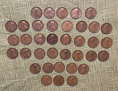 1913-1955 US Penny Coin Collection LOT of 38 | eBay