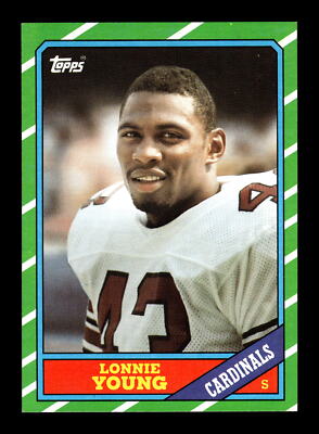 Lonnie Young 1986 Topps NFL Football #337 RC Rookie StL Cardinals Set ...