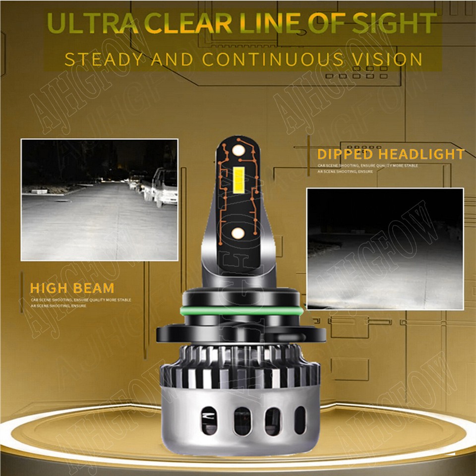 For GMC Sierra 1500 2500 3500 1999-2006 LED Headlight High Low Beam ...
