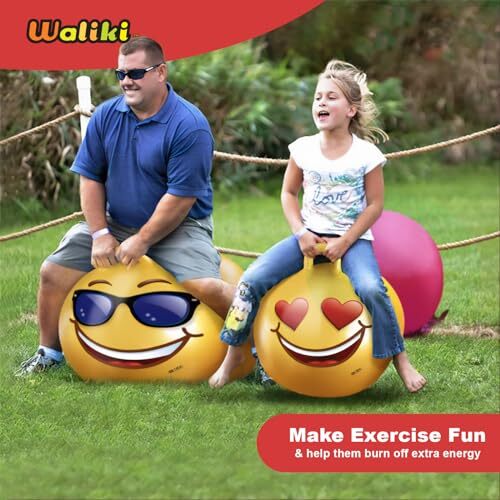 WALIKI Adult Size Hopper Ball Hippity Hop Jumping Hopping Ball Bouncy ...