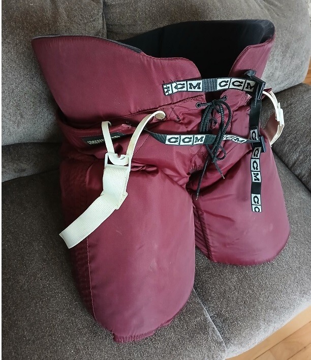 VINTAGE CCM SUPRA AHL HERSHEY BEARS HOCKEY PANTS SIZE XL PLUS HOME ...