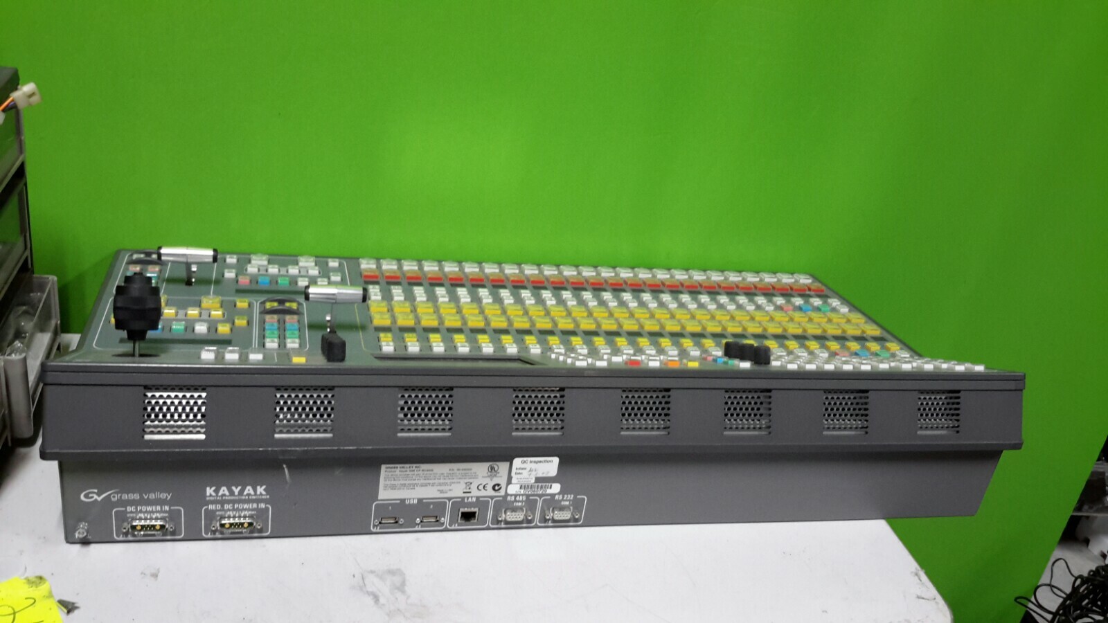 Grass Valley Kayak 2ME CP RC4000 Digital Production Switcher / NO POWER ...