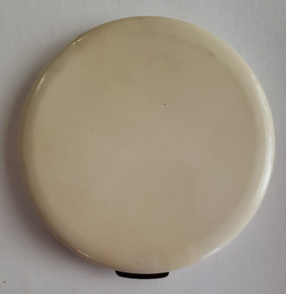 Large Vintage Flapjack Rex 5th Avenue Powder Compact Celluloid Pastel ...