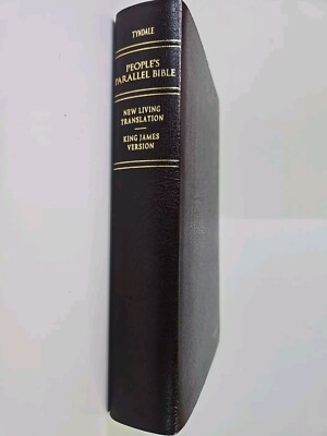 Holy Bible: People's Parallel Edition/KJV/NLT - Burgundy Bonded Leather ...