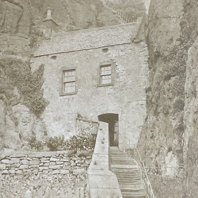 Antique 1891 William Wallace Prison In Scotland Stereoview Photo Card ...