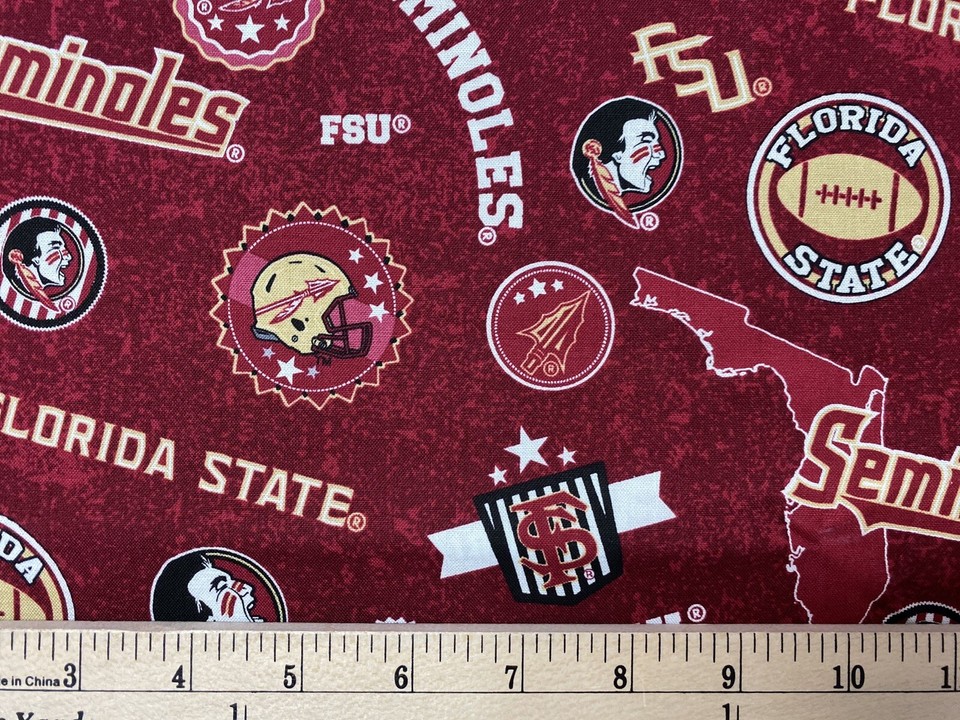 FSU FLORIDA STATE UNIVERSITY SEMINOLES,Hm St HALF Yard (18”x 42 ...