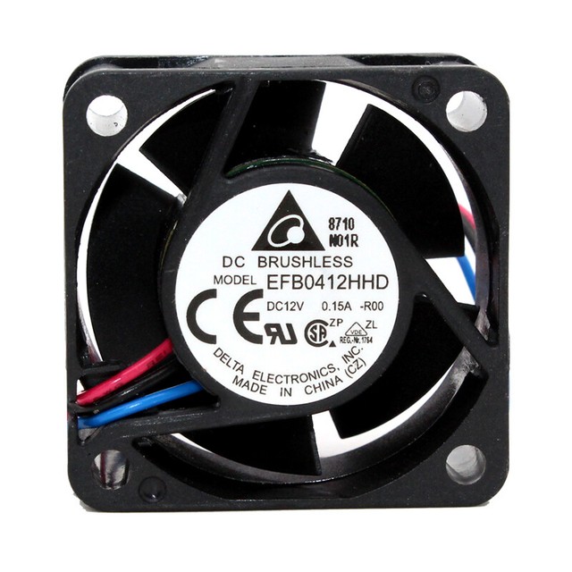 DELTA Converter fan EFB0412HHD-ROO EFB0412HHD-R00 40*40*20mm 0.15A 12V ...