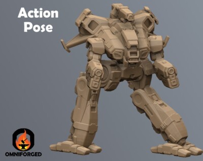 Marauder II Bounty Hunter Mini MAD-2BH Mech Miniature Compatible with ...