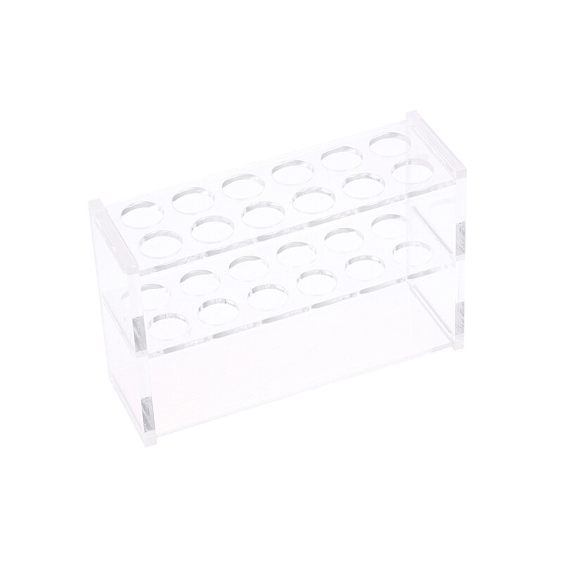 1piece/lot 10ml Test Tube Rack Holder Organic Glass Test Tube Stand ...