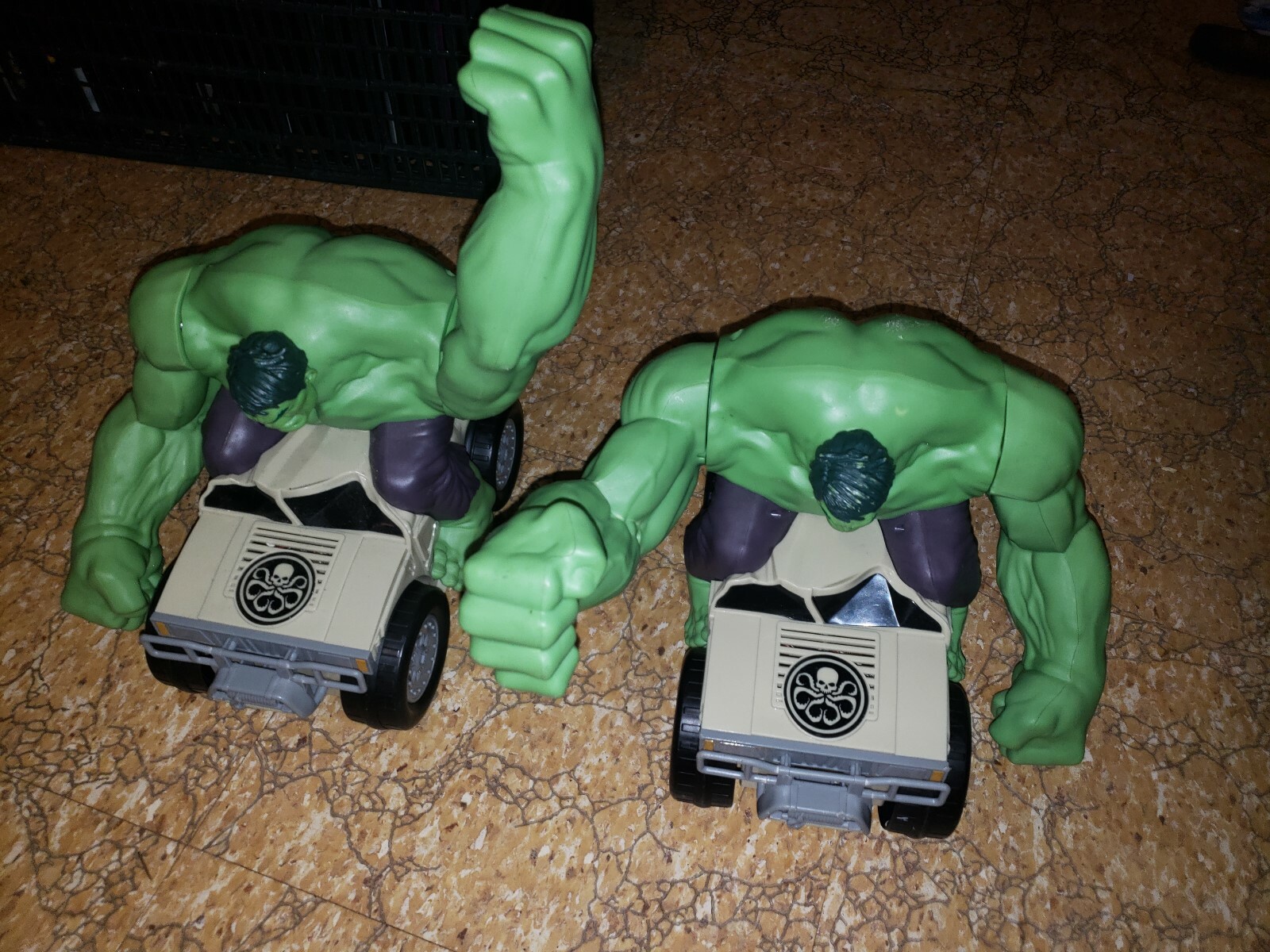 Lot of 2 Avengers XPV Remote Control RC Hulk Smash Toy Vehicle **Needs ...