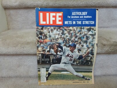 Life Magazine September 22 1969 METS IN THE STRETCH & Astrology | eBay