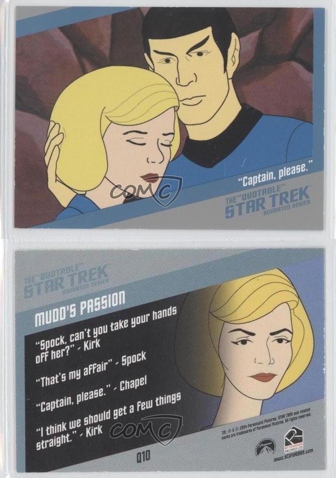 2004 The Quotable Star Trek Original Series Trek: Animated Captain ...