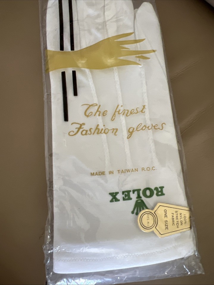 GENUINE Rolex Watch Dealer Watch Presentation Gloves Original VINTAGE ...