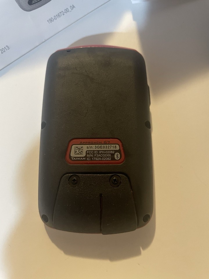 Garmin Approach G7 GPS Golf Course Rangefinder Complete In Box Cable ...