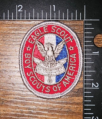 Boy Scouts of America Eagle Rank Patch Vintage 1950's Type 3 Eagle ...