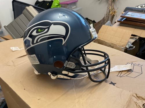 SEATTLE SEAHAWKS NFL Riddell Full Size AUTHENTIC THROWBACK Football ...
