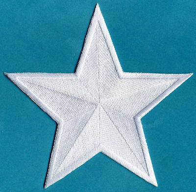 5" Embroidered Iron-On Star Patch : Your choice of colors | eBay