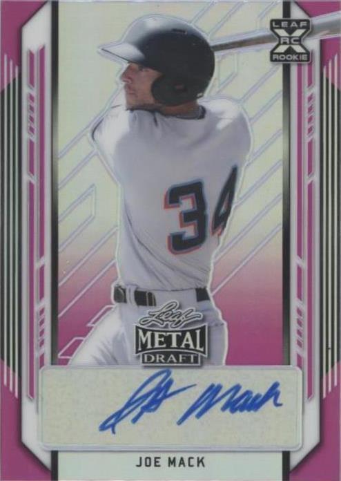 2021 Leaf Metal Draft - Joe Mack #BA-JM1 Pink Rainbow /20 (AU, RC) for ...