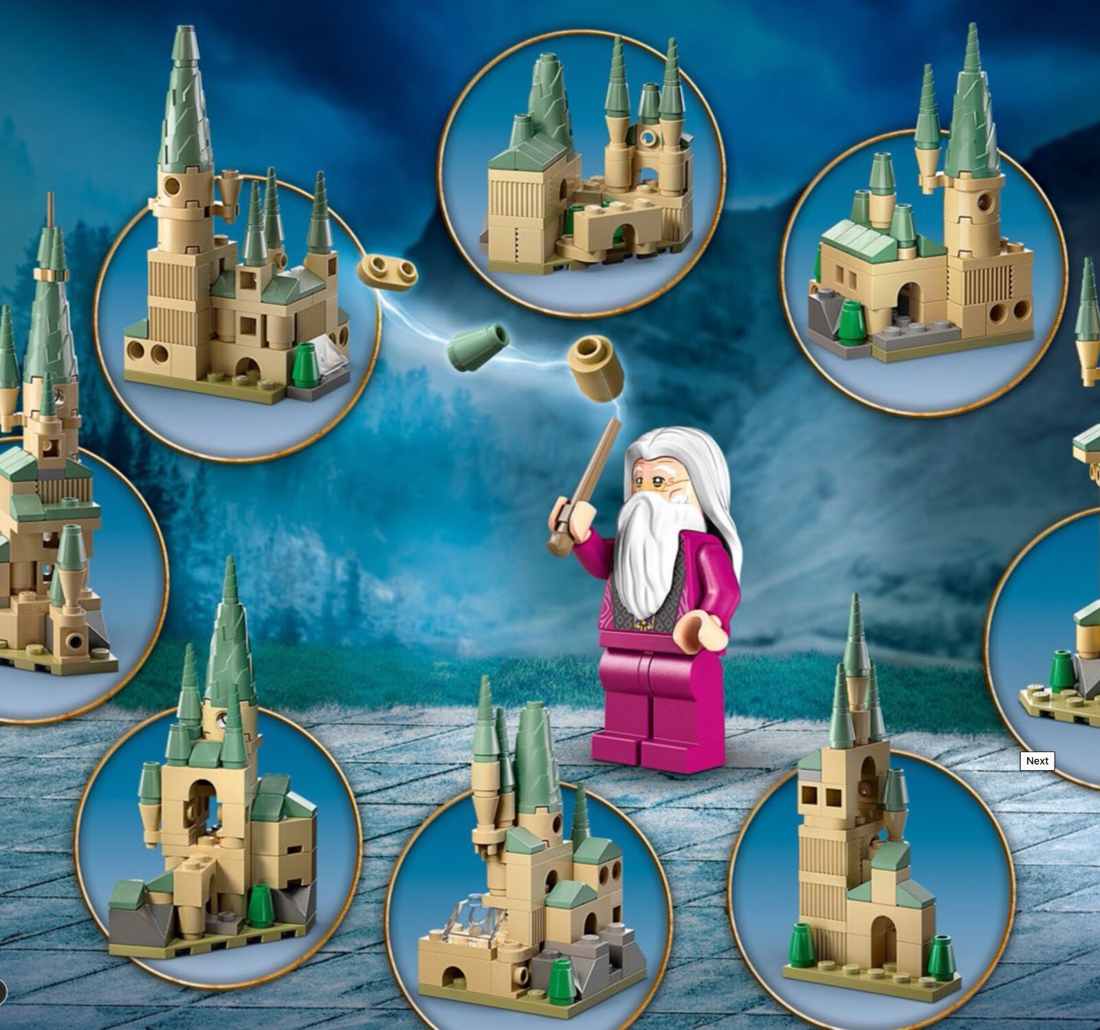 LEGO HARRY POTTER 30435 Dumbledore et Poudlard +1 chocogrenouille NEUF ...