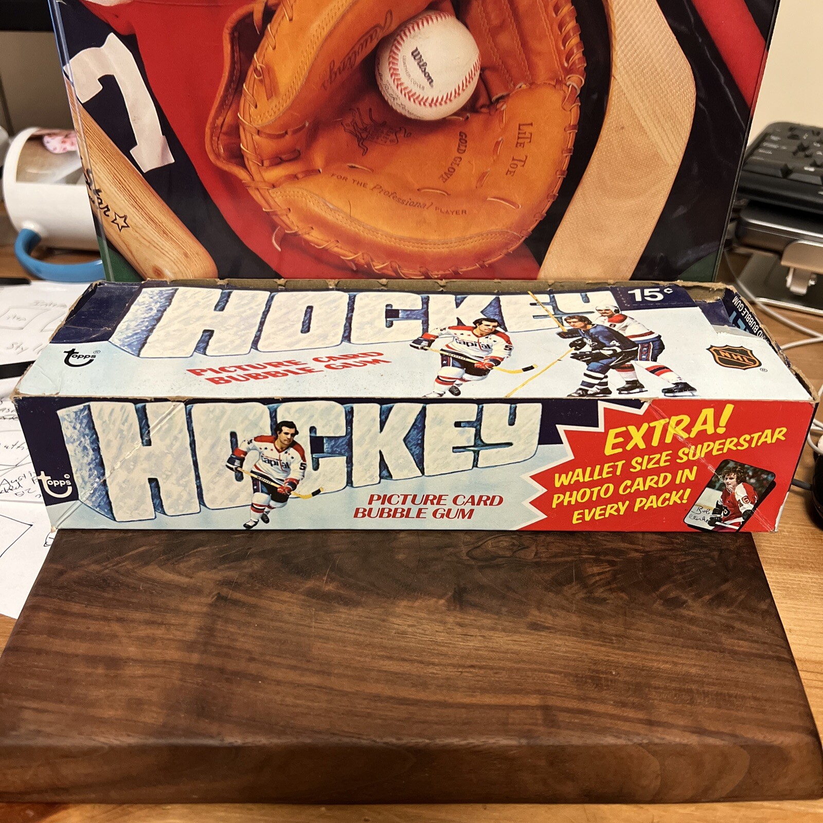 1976 TOPPS Hockey Display Wax Pack Box Empty Nice Condition | eBay