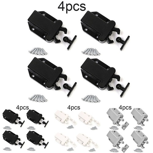 Useful Push To Open Touch Latch Drawer Hardware Home Kitchen Tools 4pcs ...