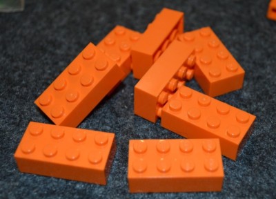 (8) 2x4 Orange Standard Bricks ~ Lego ~ NEW | eBay
