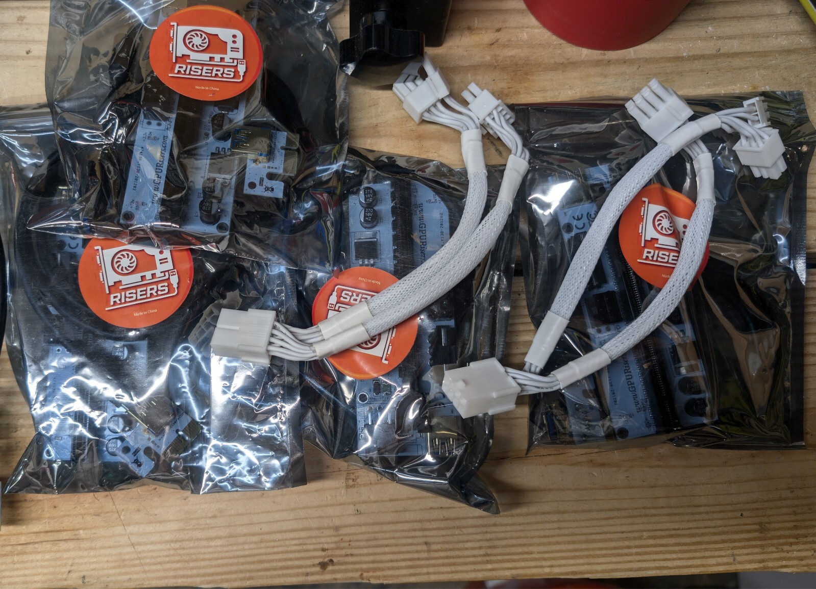 GPURisers.com 4 Capacitor PCIe GPU Risers Pack of 4 | eBay