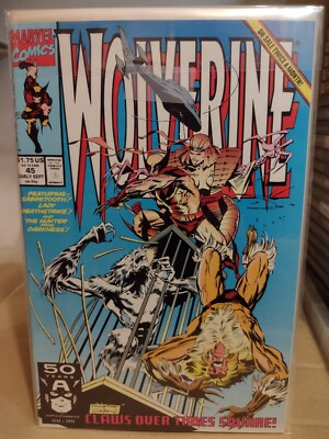 Wolverine #45 (1991, Marvel) New Warehouse Inventory in VG/VF Condition ...