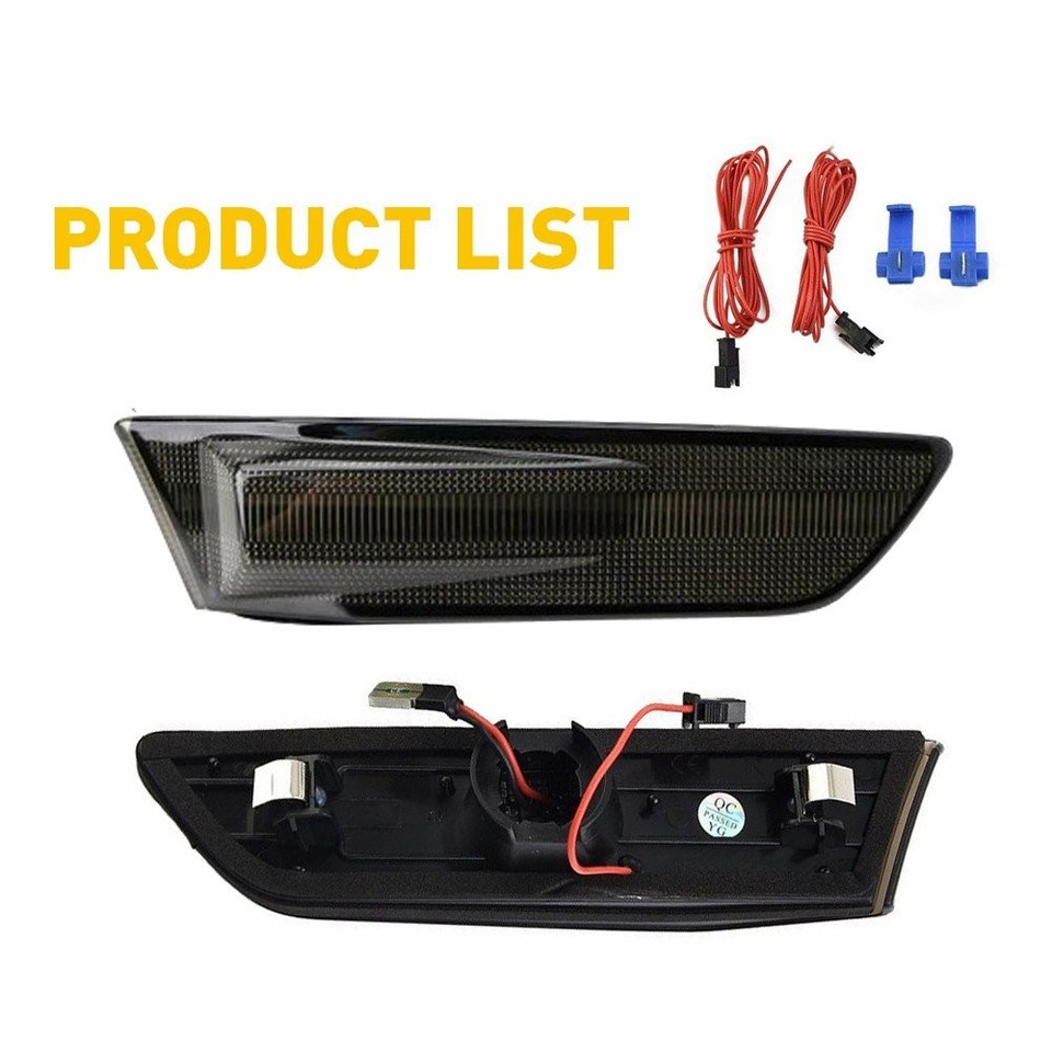For 03-07 Infiniti G35 Coupe Sequential Switchback LED Side Marker ...