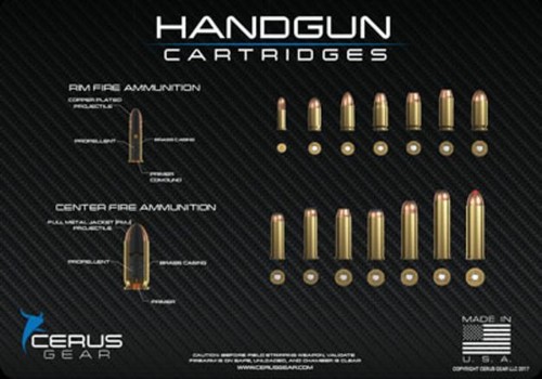 Cerus Gear 3mm Promats 12''x17'' Top Handgun Rounds Carbon Fbr : HM-HGR ...
