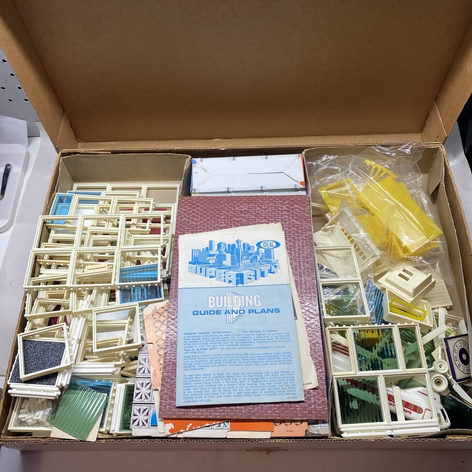 Vintage Ideal Super City Skyscraper Building Set 1968 | eBay