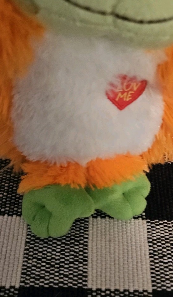 Ty Monstaz Chester Orange Green Plush Monster 9” Stuffie Toy Luv Me | eBay