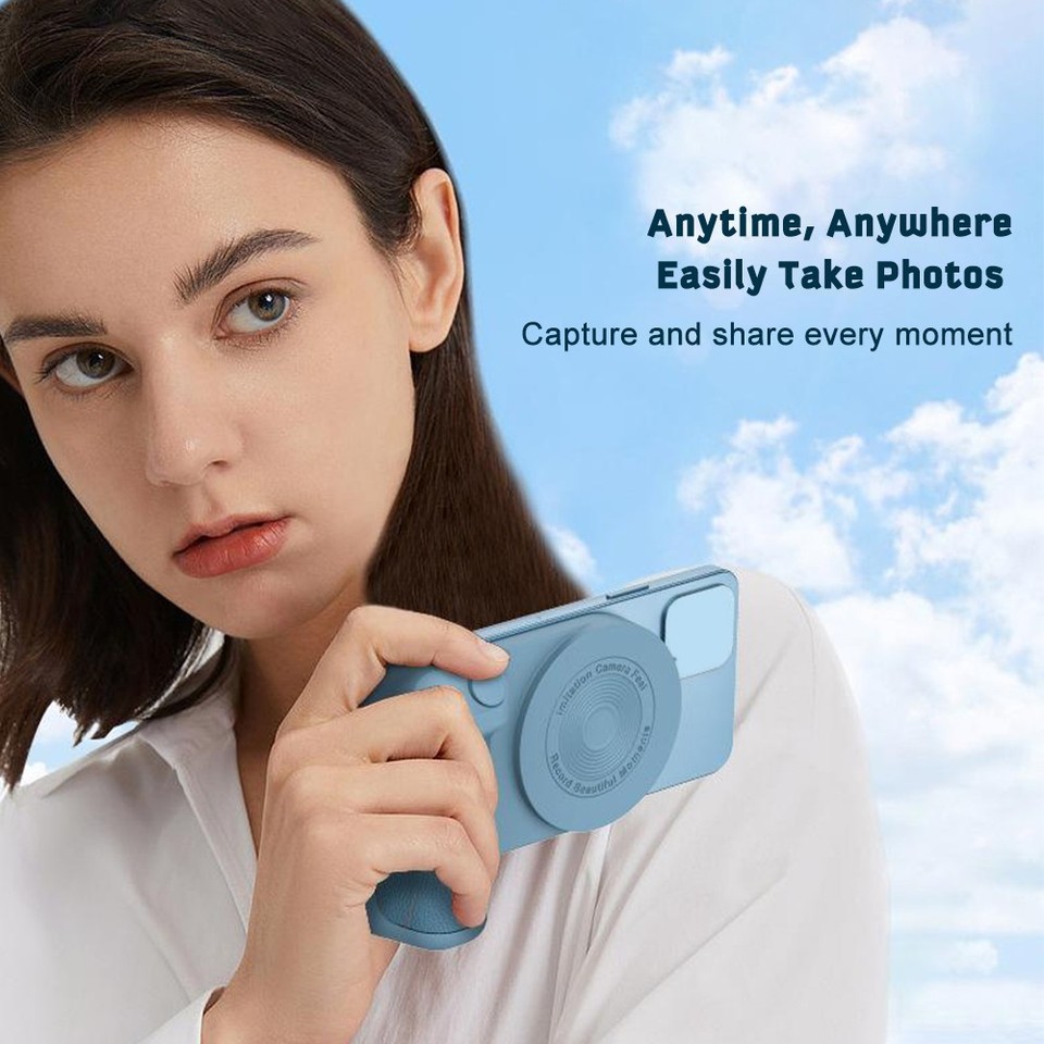 Smartphone Camera Snap Grip Magnetic Wireless Charging 5P5X | eBay ...