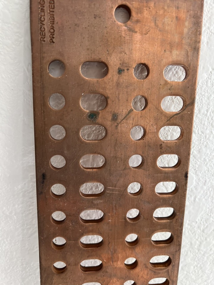 1 nVent Erico EGBA14420RR Grounding Busbar Assembly, 20" x 4" x 1/4 ...