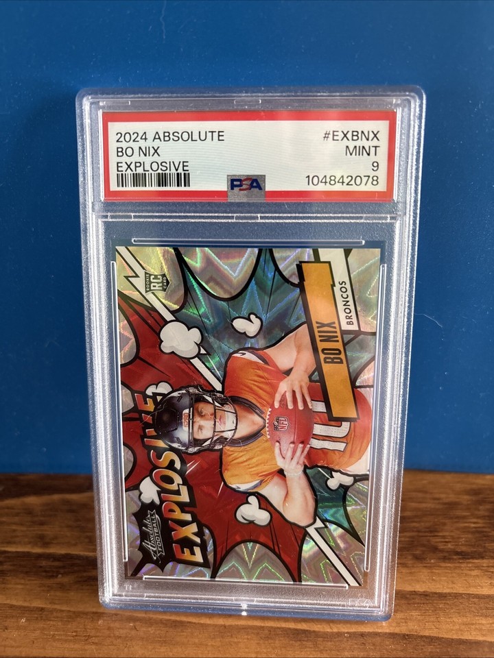2024 Panini Absolute - Explosive Bo Nix #EX-BNX (RC) | eBay