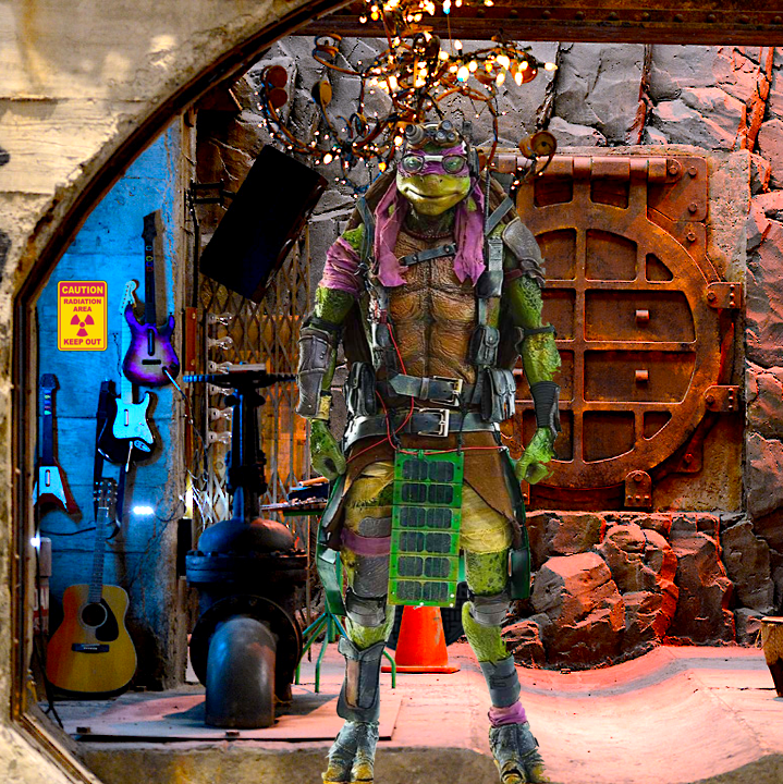 1/6 ThreeZero TMNT Backdrop 15"x15" - 1/6 Mondo Teenage Mutant Ninja ...