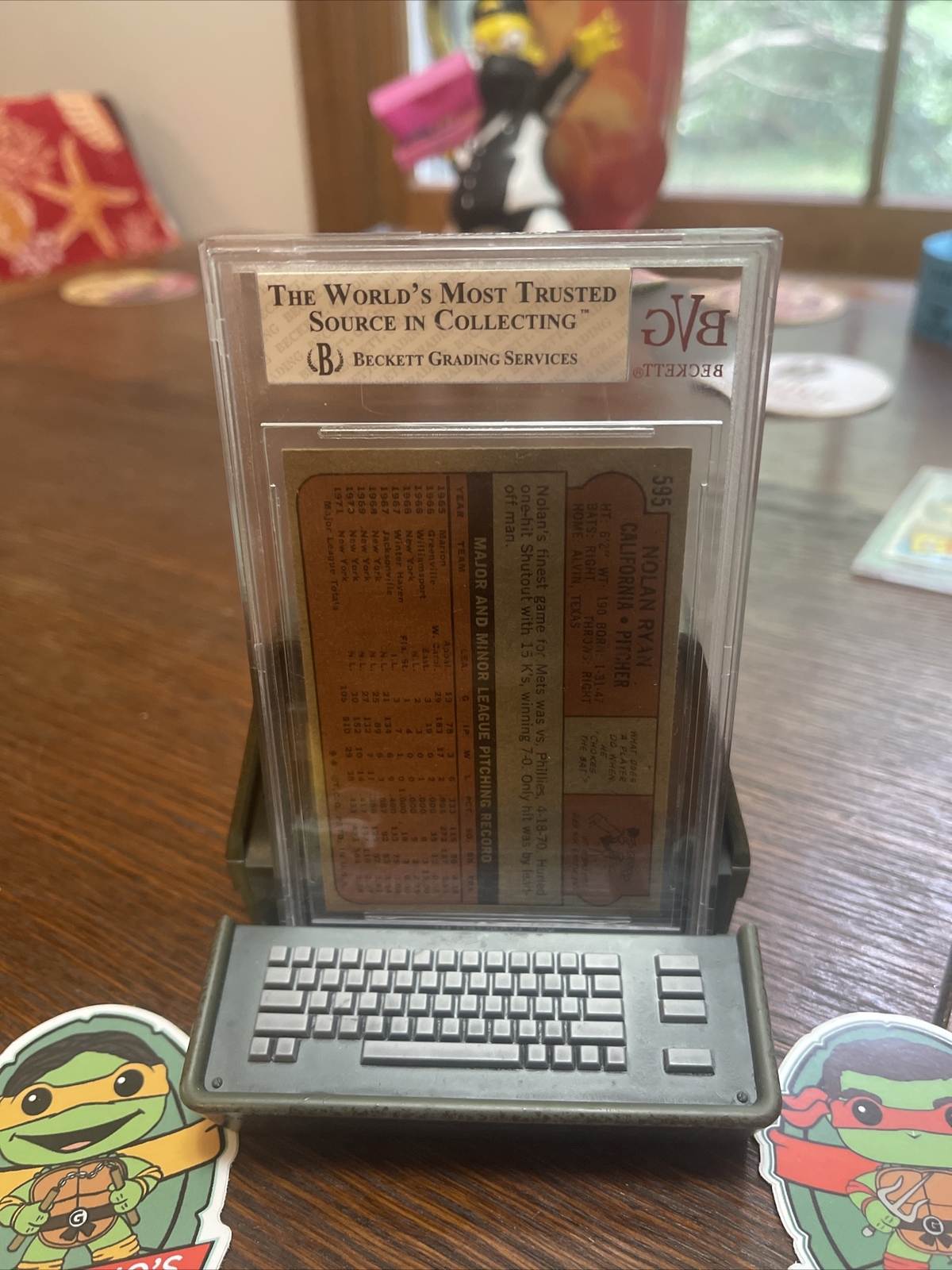 1972 Topps Nolan Ryan California Angels #595 Baseball Card BVG 5.5 | eBay