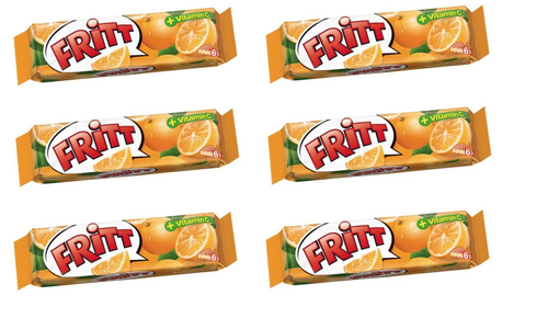 6 x FRITT CHEWY ORANGE - CANDY GUM - 6x70G - FRUIT SOFT CANDY GERMAN | eBay