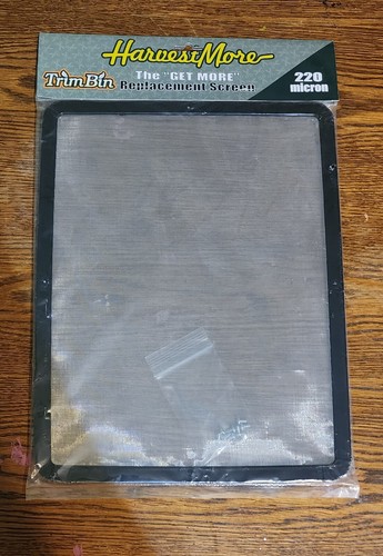 Trim Bin Harvest More Original Replacement Screen / 220 Micron "Get ...